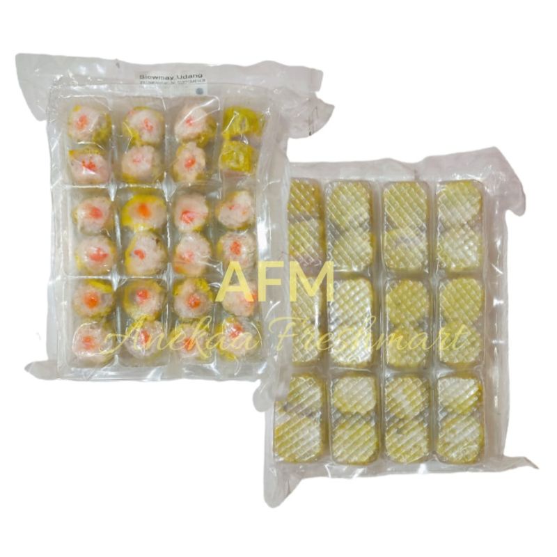 Jual SIOMAY UDANG ISI 24PCS DIMSUM FROZEN SOMAY SUMAY SHRIMP DIMSUM ...