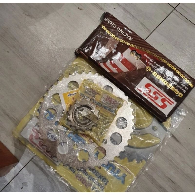 Jual Gear Gir Set SSS Yamaha r25 mt25 520 120 hsbt Gir sset | Shopee Indonesia