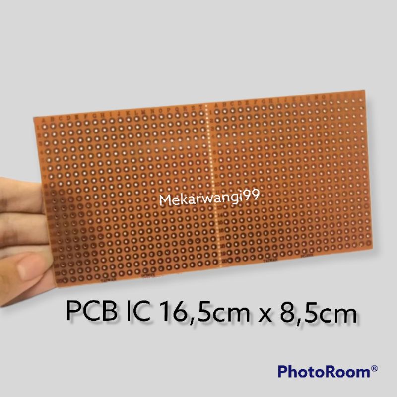 Jual papan PCB IC 16,5cm x 8,5cm / PCB IC bolong 16,5cm x 8,5cm ...