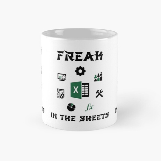Jual Excel Freak in the Sheets Coffee Mug | Shopee Indonesia