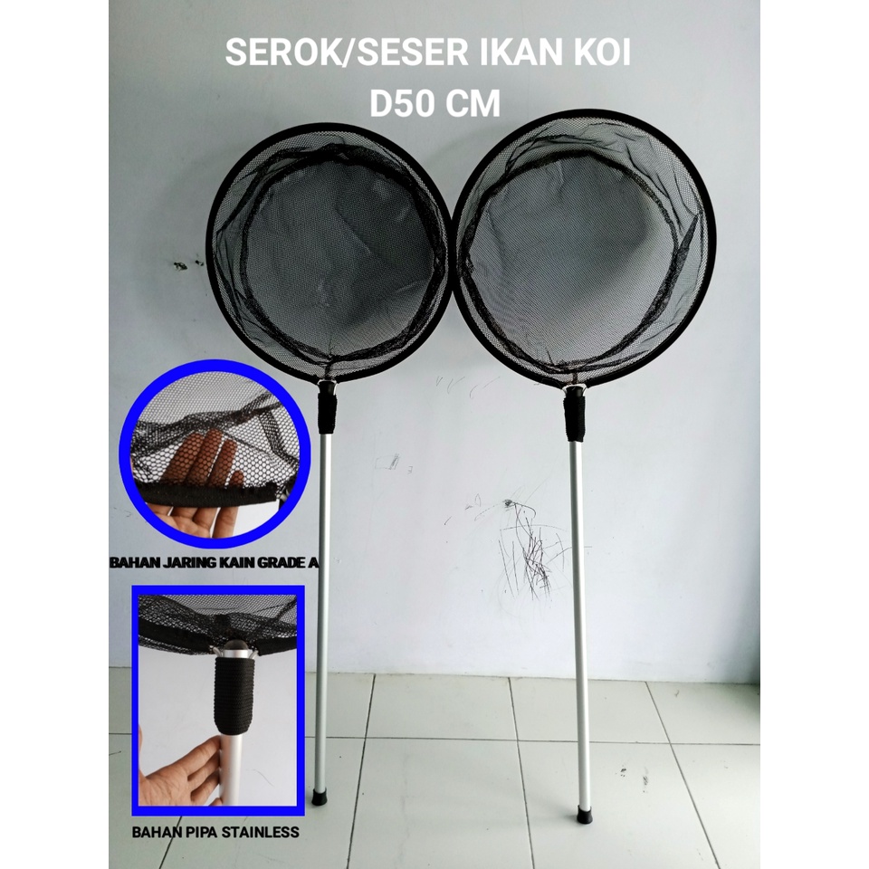Jual Serok / seser ikan koi jumbo emas lele jumbo(seser ikan) tangkai ...