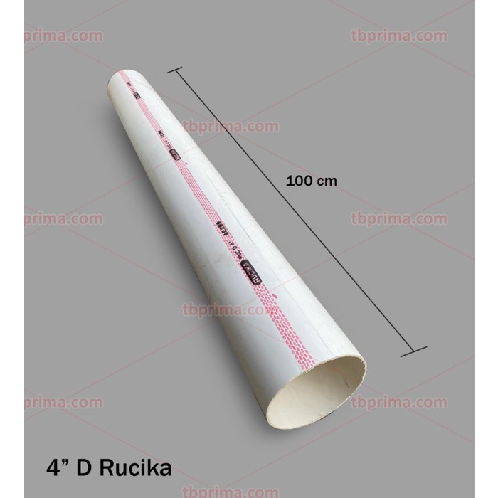 Jual Pipa Pvc Pipa Potongan 4 Inch D Rucika 100 Cm | Shopee Indonesia