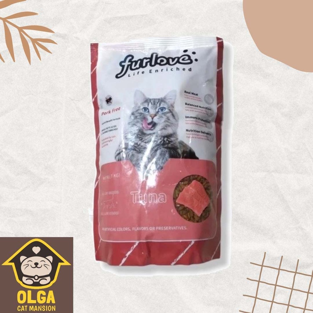 Jual Makanan Kucing Kering Murah Furlove Adult Kitten Cat Dry Food 1 Kg ...