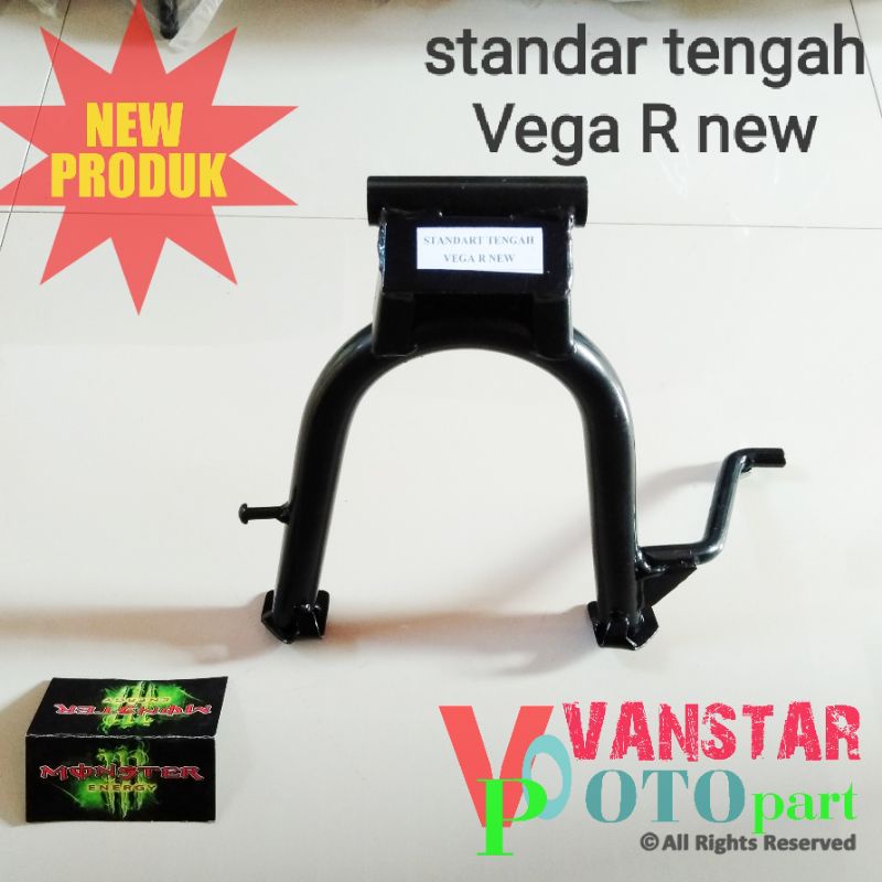 Jual Standar tengah standar 2 Vega R new hitam | Shopee Indonesia