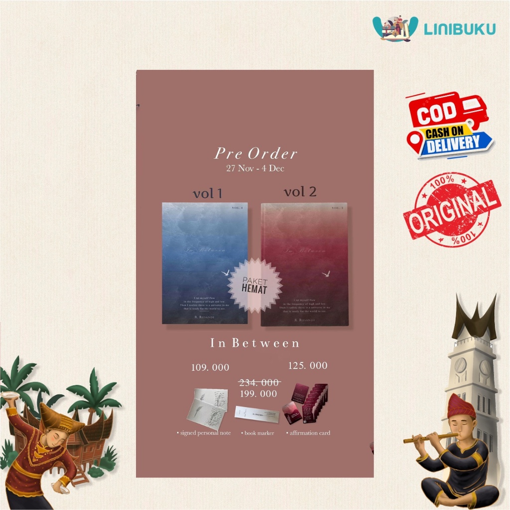 Jual Ready - Buku IN BETWEEN Karya R.Rusandi | Shopee Indonesia