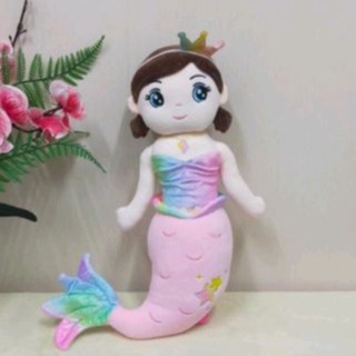 Jual Boneka Mermaid Pelangi Size 45cm/18"/boneka karakter/boneka putri ...