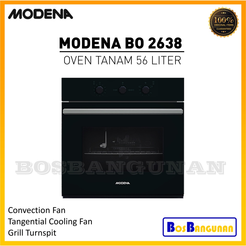 Jual Oven Tanam MODENA BO 2638 / Oven Listrik MODENA BO2638 / Oven ...