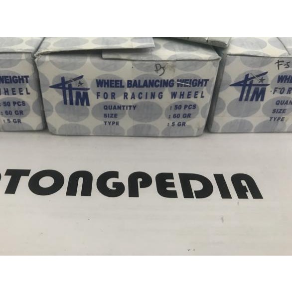 Jual Besi balancing tempel / Balance bukan Timah / Wheel balancing ...