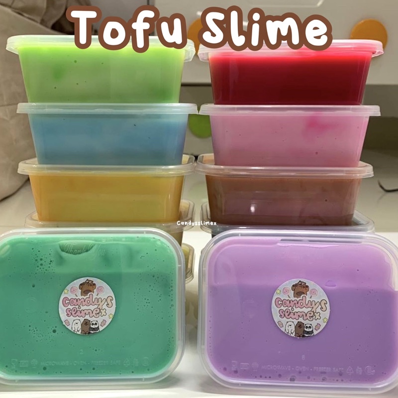 Jual TOFU SLIME 200GR MURAH SLIME TOFU SLIME KIT SLIME BOBA SLIME ACTIVATOR | Shopee Indonesia