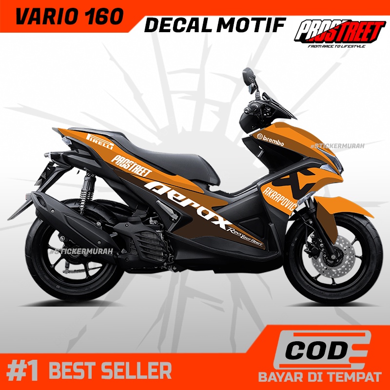 Jual PROSTREET DECAL MOTOR AEROX 160 DECAL MOTOR MOTIF PROSTREET ...