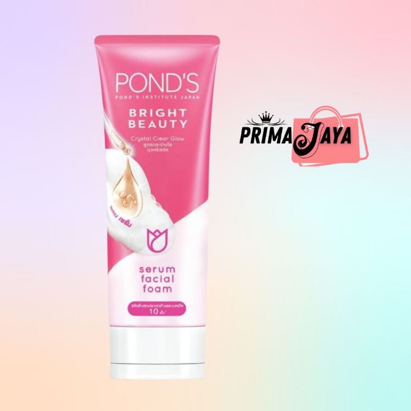 Jual Ponds Bright Beauty Serum Facial Wash 100 G Sabun Muka Facial Foam Sabun Cuci Muka