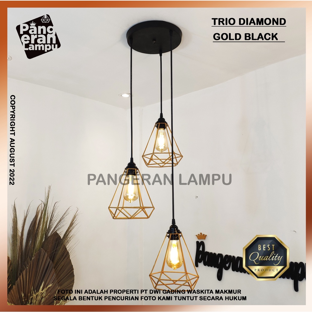 Jual Lampu Gantung / Lampu Hias / lampu Void Estetik industrial Modern ...