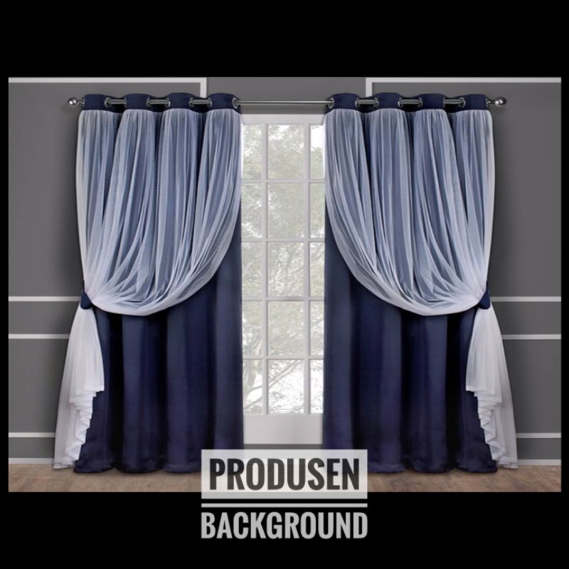 Jual Kain Background Foto Latar Motif Gorden Jendela Dinding Studio ...