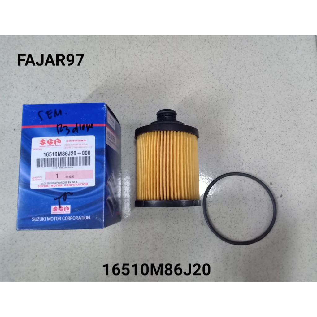 Jual Filter oli/Saringan oli Suzuki Ertiga diesel original 16510M86J20 ...