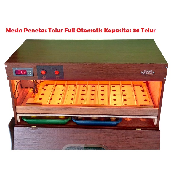 Jual Mesin tetas / penetas telur full otomatis kap 40 telur untuk telor ...