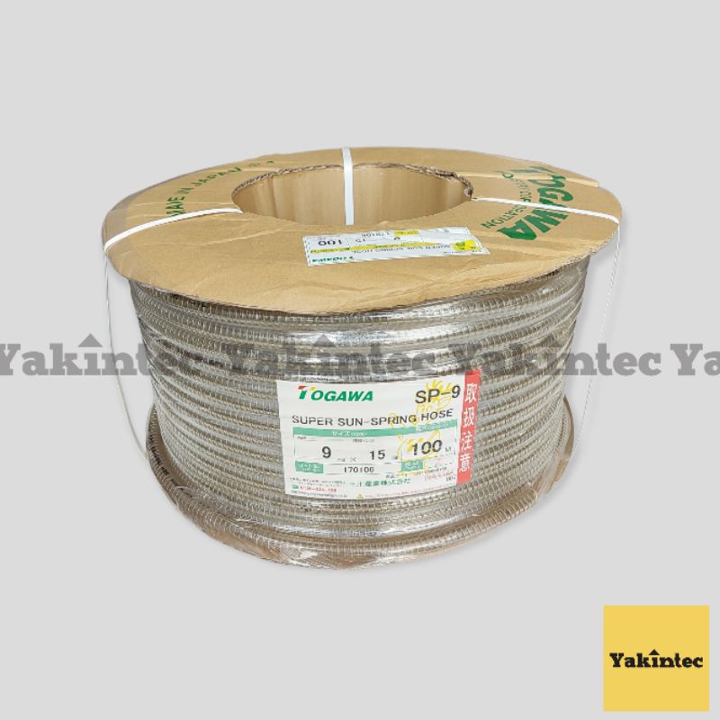 Jual Selang Spring Hose / Selang Kawat Spiral 3/8" ( 9x15mm ) TOGAWA ...
