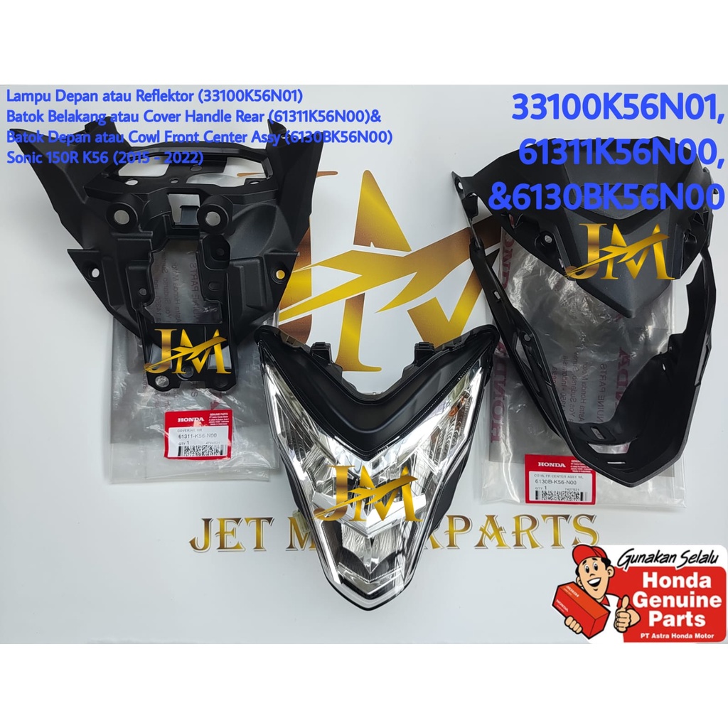 Jual Cover Handle RR & FR Batok Depan Belakang Dan Reflektor New Sonic ...