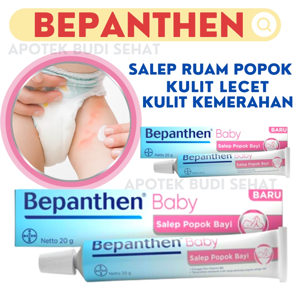 Jual Bepanthen Salep Bayi Ruam Popok 10 gr Luka Popok Salep Lecet Popok ...