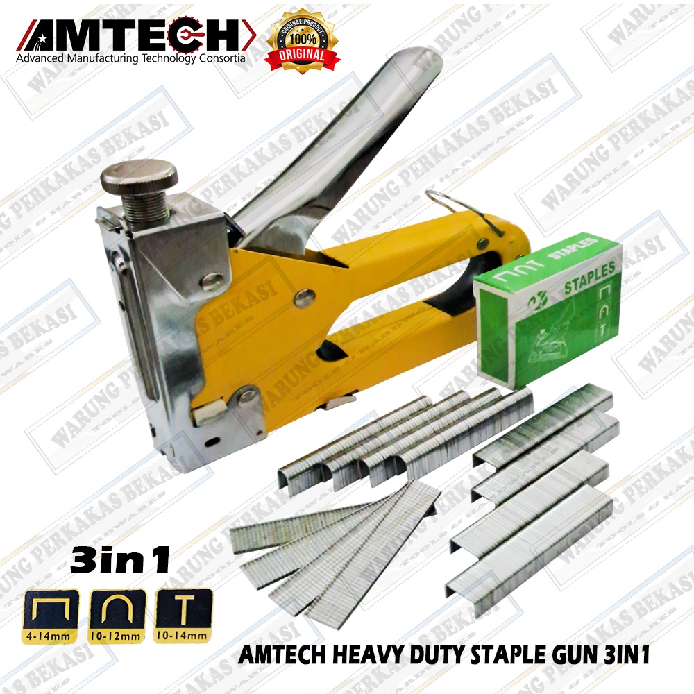 Jual MOLLAR 3 in 1 Stapler Jok Motor Dekor Staple Gun Alat Tembak Paku ...