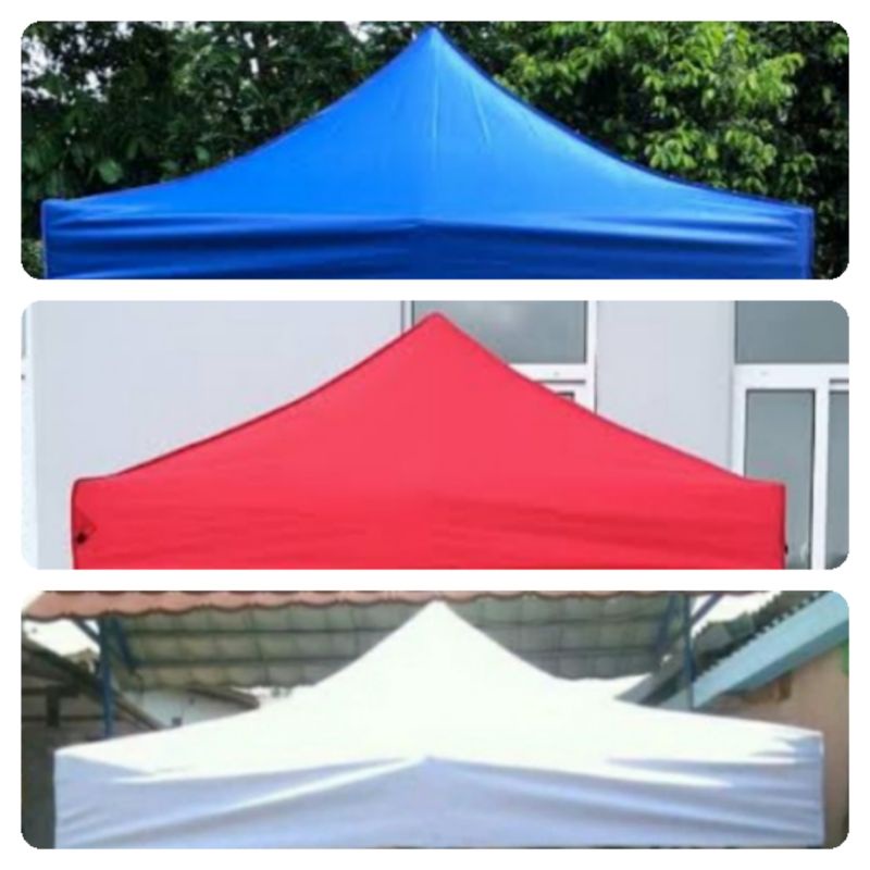 Jual Atap tenda lipat ukuran 2x2 bahan atap D420 sangat tebal | Shopee ...