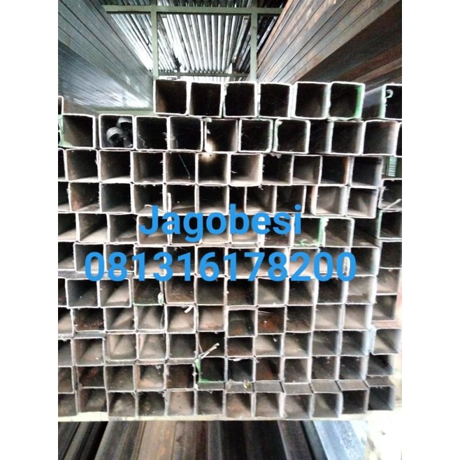 Jual BESI HOLLO / HOLLOW HITAM 40 X 40 T1.3MM | Shopee Indonesia