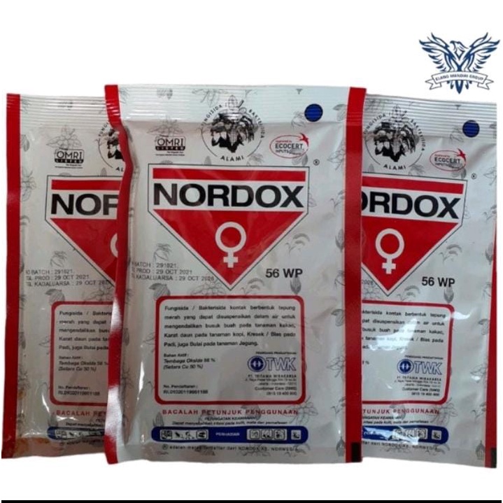 Jual NORDOX 56 WP 100 GRAM FUNGISIDA BAKTERISIDA 100% Original | Shopee ...