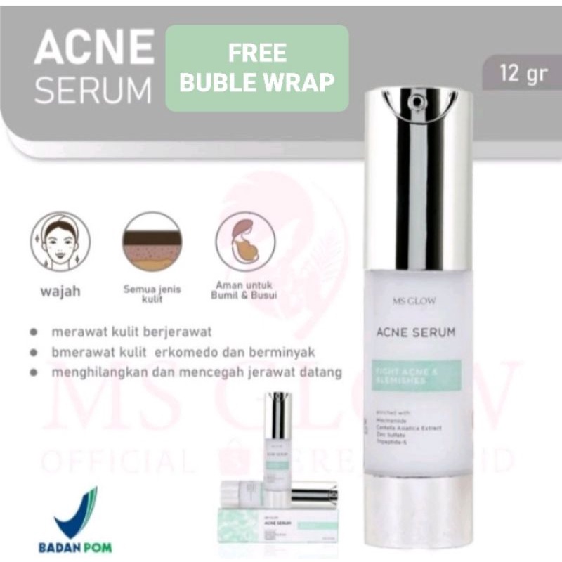 Jual acne serum ms glow - ms glow serum acne original | Shopee Indonesia