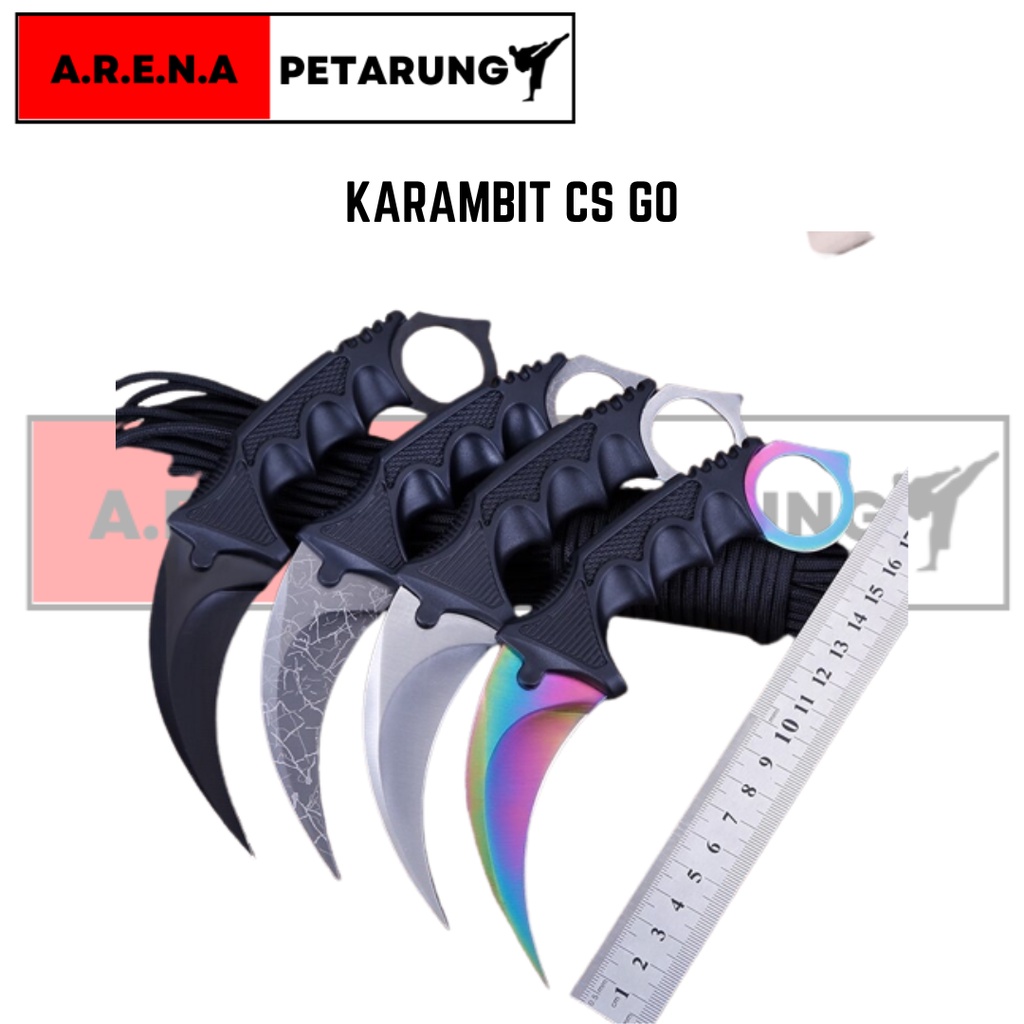 Jual {{ORIGINAL}} karambit import cs go taktikal pisau survival 6 warna | Shopee Indonesia