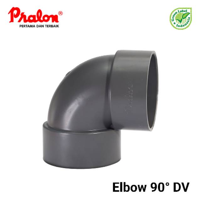 Jual SAMBUNGAN FITTING PIPA PVC MERK PRALON DV ELBOW 90 DRAJAT 4" ABU ...