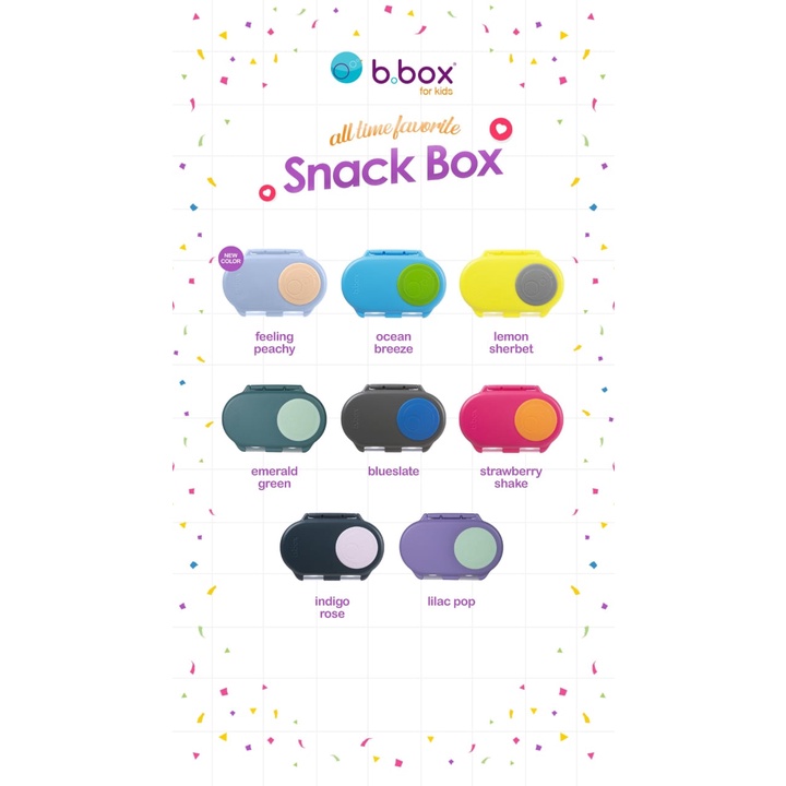 Jual BBOX Snack Box Kotak Makan Bekal Sekolah Anak Wadah Snack Anak ...