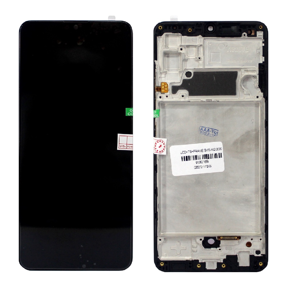 Jual LCD LAYAR GAMBAR SAM A325 SENSOR JARI FINGERPRINT + BEZZOL TENGAH FRAME TULANGAN + TS ...