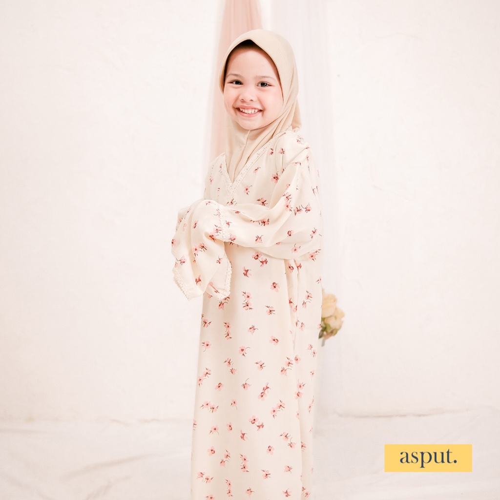 Jual ASPUT - Jasmine (sarimbit kids&mom) Mukena Abaya Anak (4-14 Tahun ...