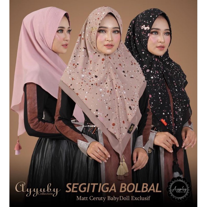 Jual Jilbab Segitiga Bobal Ori Ayyuby Hijab | Shopee Indonesia