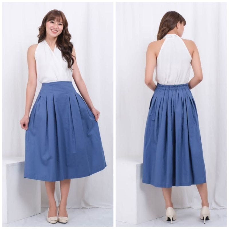 Jual Rok Linen DL1678 | Shopee Indonesia