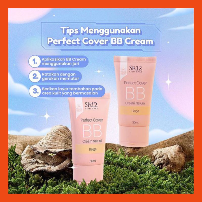 Jual Bedak Basah Remaja SR12 Perfect Cover BB Cream Natural Beige Glowing Anti Luntur Original ...