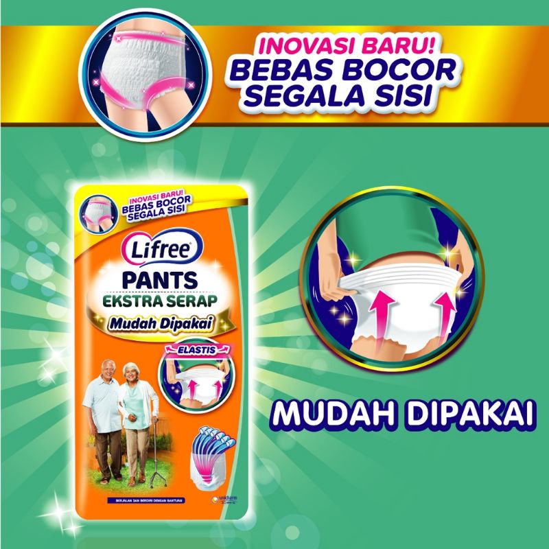 Jual Lifree Popok Pants Celana EXTRA SERAP Premium untuk Dewasa Ibu Melahirkan dan Lansia ...
