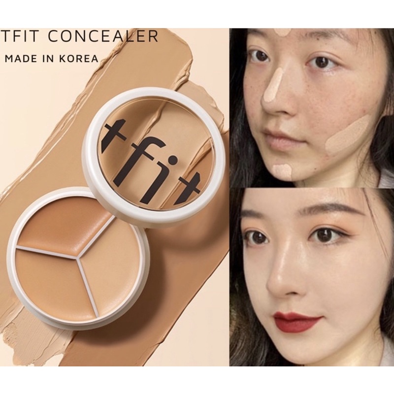 Jual READY STOCK Tfit Cover Up Pro Concealer waterpoof 3 color | Shopee ...