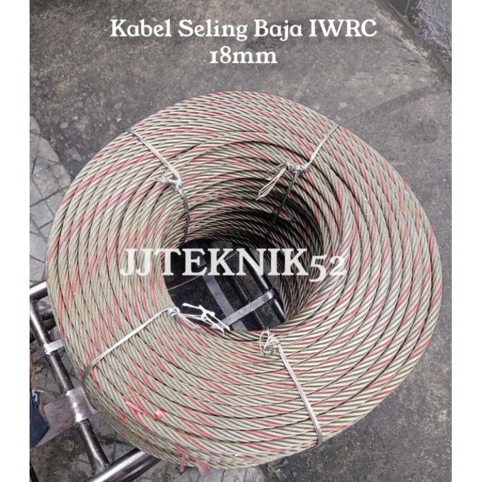 Jual 16mm KABEL SELING SLING TALI KAWAT LAPIS BAJA STEEL WIRE ROPE 16 mm ECER | Shopee Indonesia