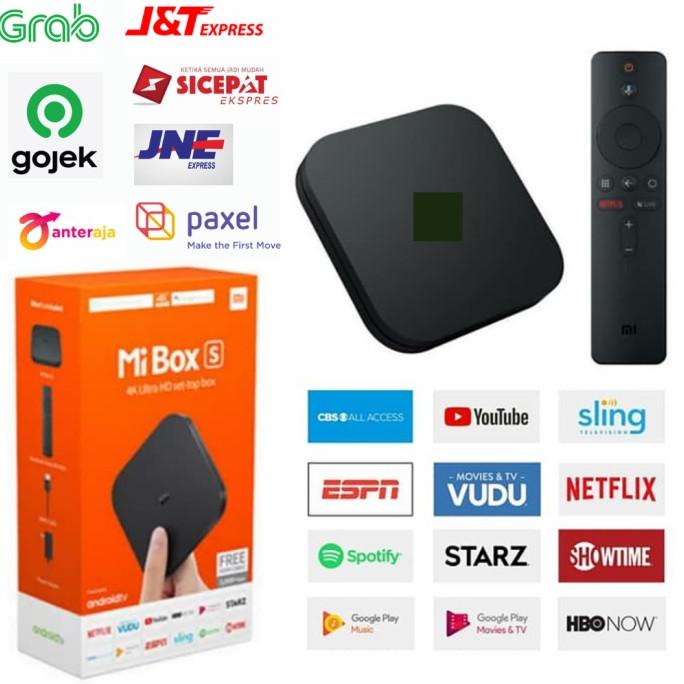 Jual Mi Box S 4k Android Tv MiBox Ultra HD MDZ 22 AB ORIGINAL | Shopee ...