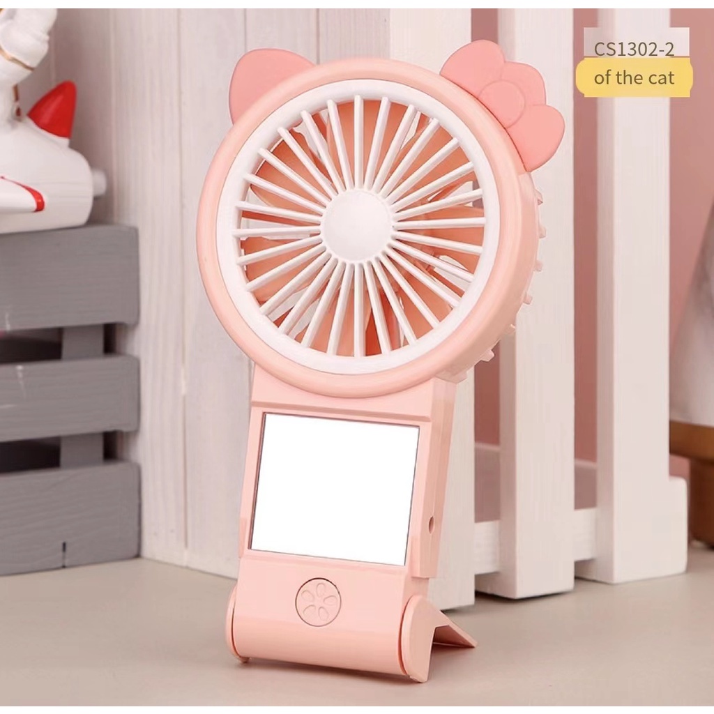 Jual KIPAS ANGIN MINI GENGGAM Cute / Kipas Lipat PORTABLE / Mini Fan ...