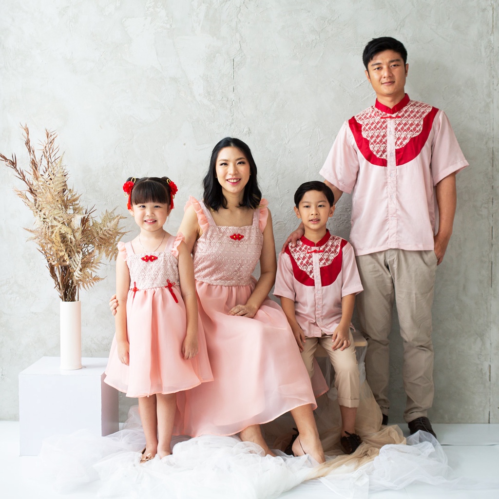 Jual LUNAR COLLECTIONS IN PEACH / CNY COLLECTIONS 2023 / BAJU IMLEK ...