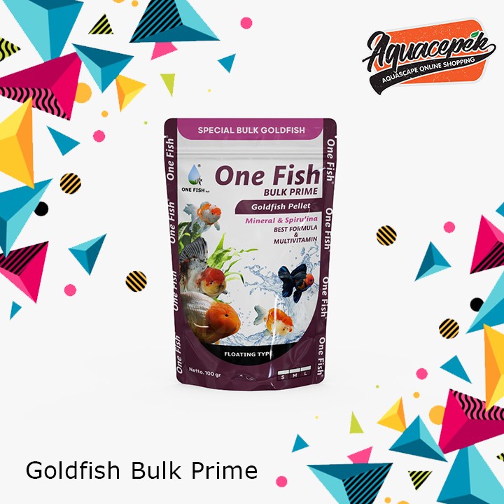 Jual PELLET PAKAN IKAN KOKI/GOLDFISH BULK PRIME ONE FISH | Shopee Indonesia
