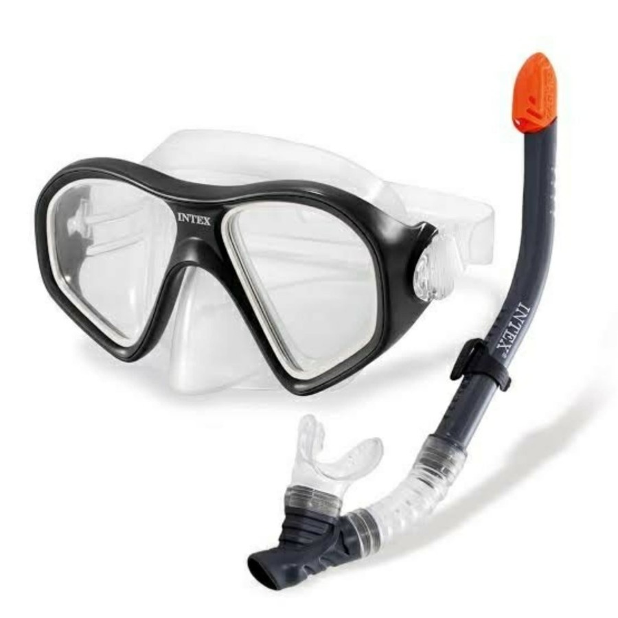 Jual Intex snorkel Reef rider swim set 55648 14th+ | Shopee Indonesia