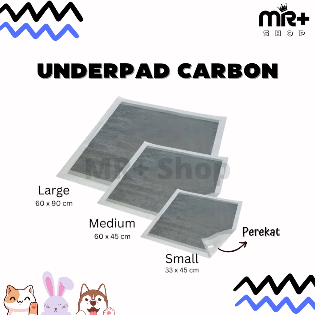 Jual Underpad Carbon Animal & Co Pee Pads Anti Bau Pee Pads Carbon 1 ...