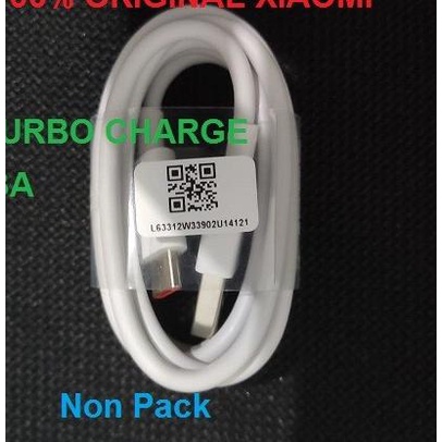 Jual Kabel Turbo Charge Xiaomi Poco X3 / X3 NFC Data Cable Fast ...