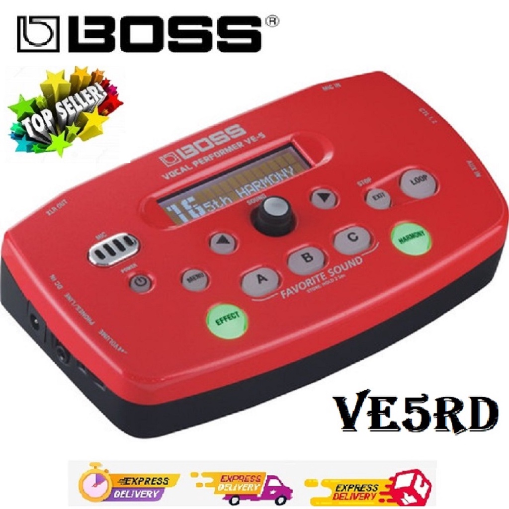 Jual Vocal Effects Processor Boss VE5RD VE 5RD VE5RD Vocal Performer ...