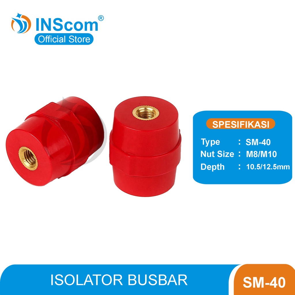 Jual ISOLATOR BUSBAR HOLDER SM 40 / INSULATOR BUSBAR SM 40 INSCOM | Shopee Indonesia