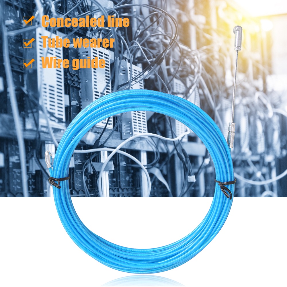 Jual 15 20 m Nylon Cable Puller Penarik Kabel Trekper Kabel Kuning ...