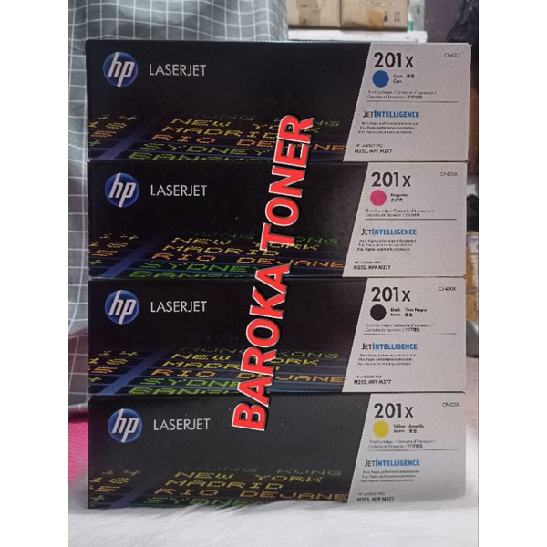Jual Toner hp 201x black cyan magenta yellow original | Shopee Indonesia
