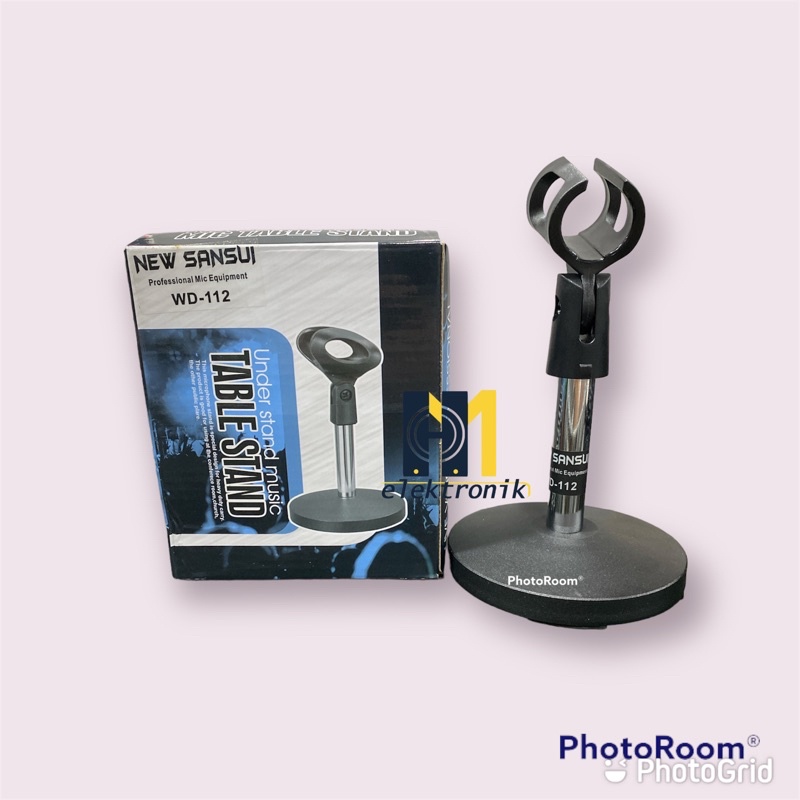 Jual Stand Mic / Tiang microphone Mini Stainless Sansui | Shopee Indonesia